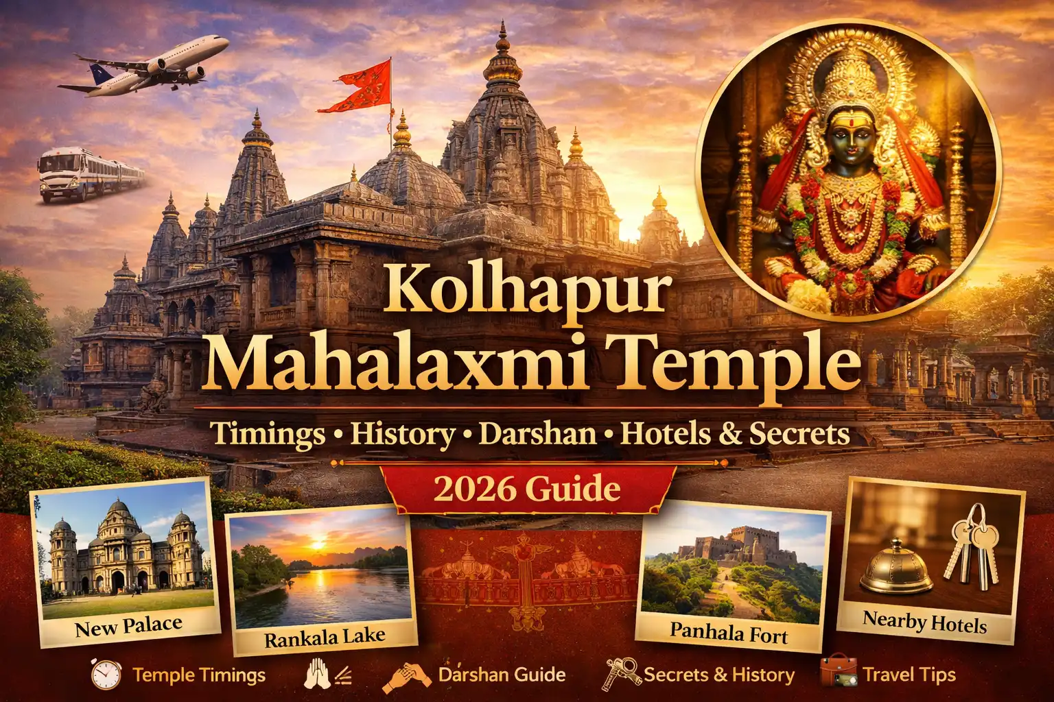 Kolhapur Mahalaxmi Temple: Timings, History & Darshan